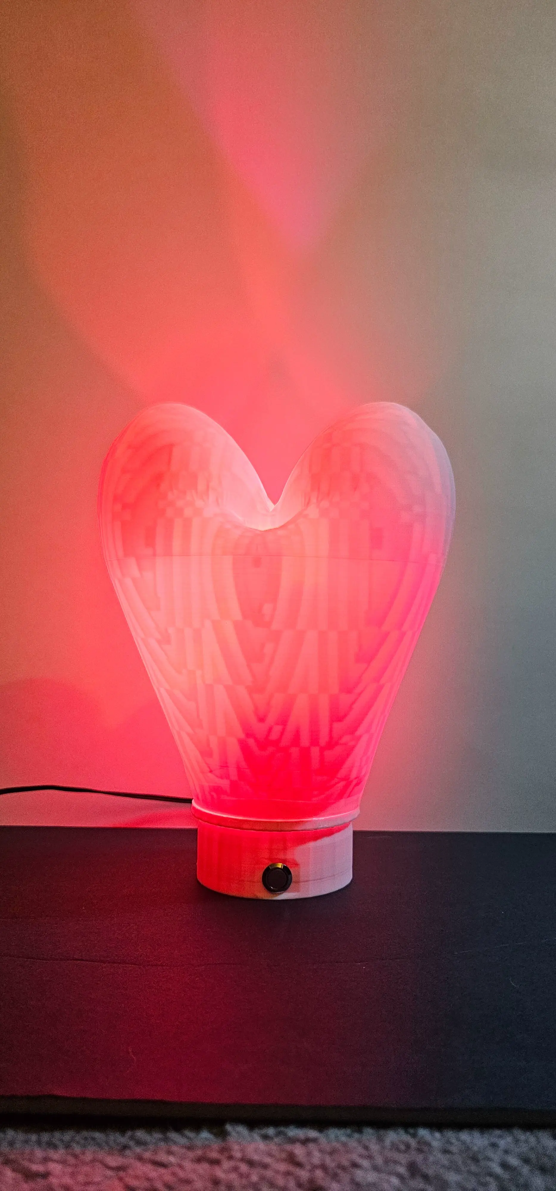 Lighting & Lamps STL Download - Heart Projection Lampby Spic3d Creations