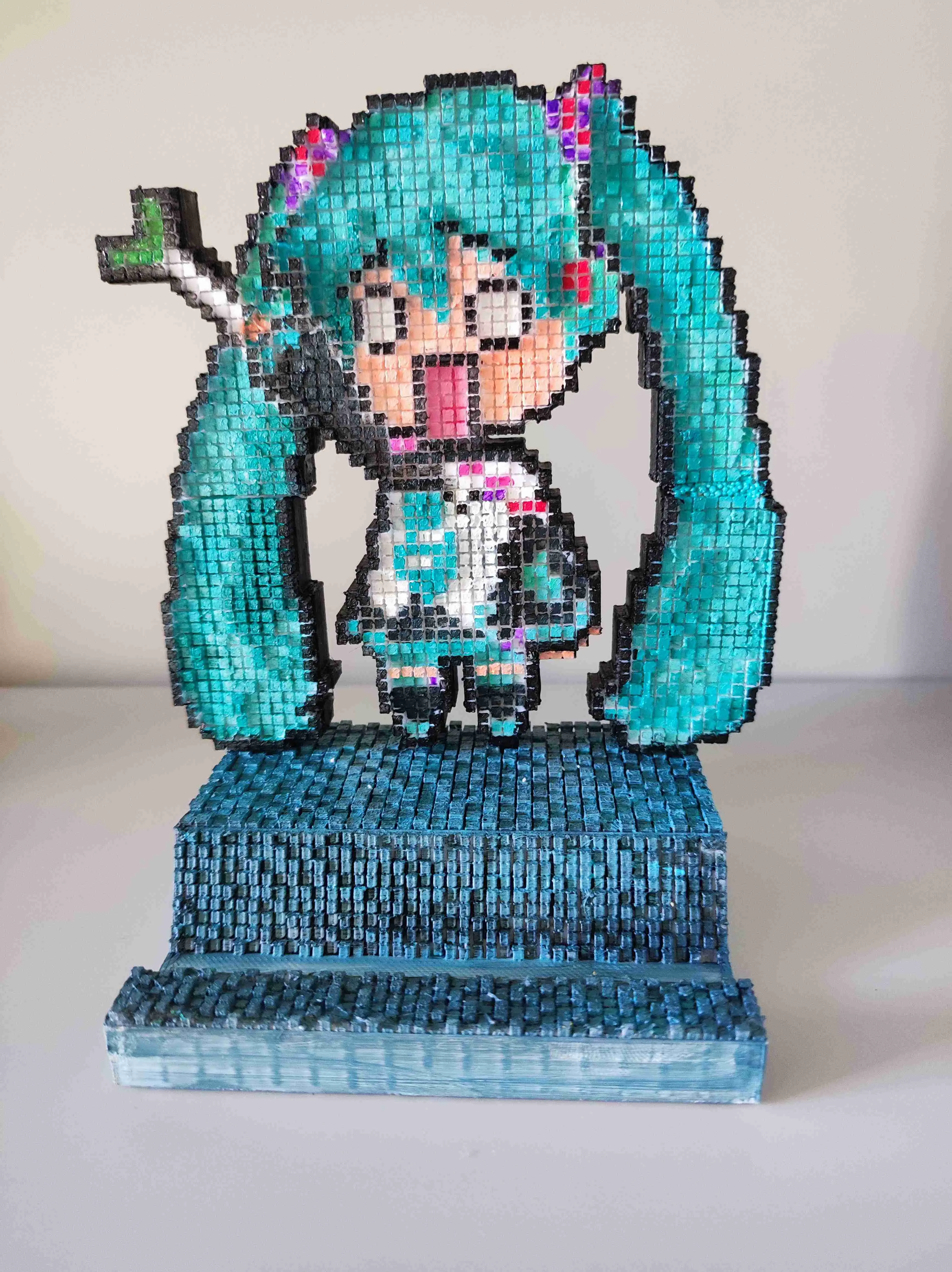 3D Printer Files | 3MF File | HATSUNE MIKU. PHONE HOLDER | Creality Cloud