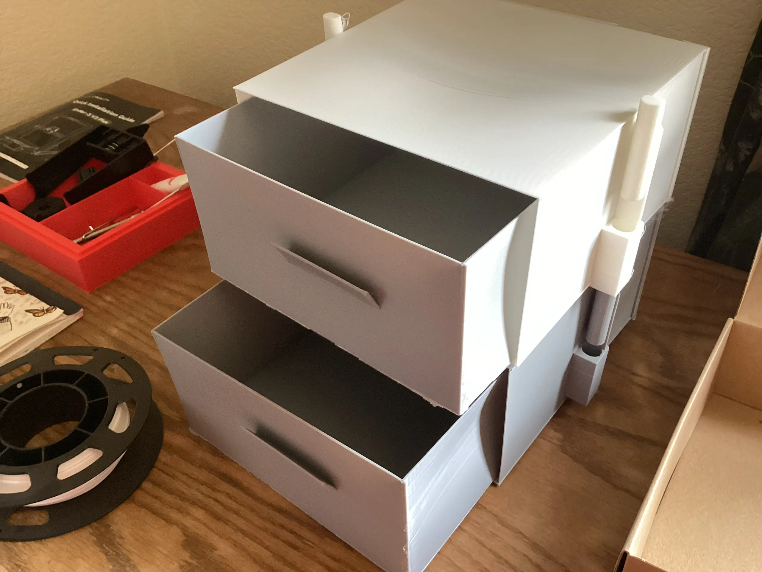 Tools & Spare Parts STL Descarga - Stackable drawers - 3d_gadgets