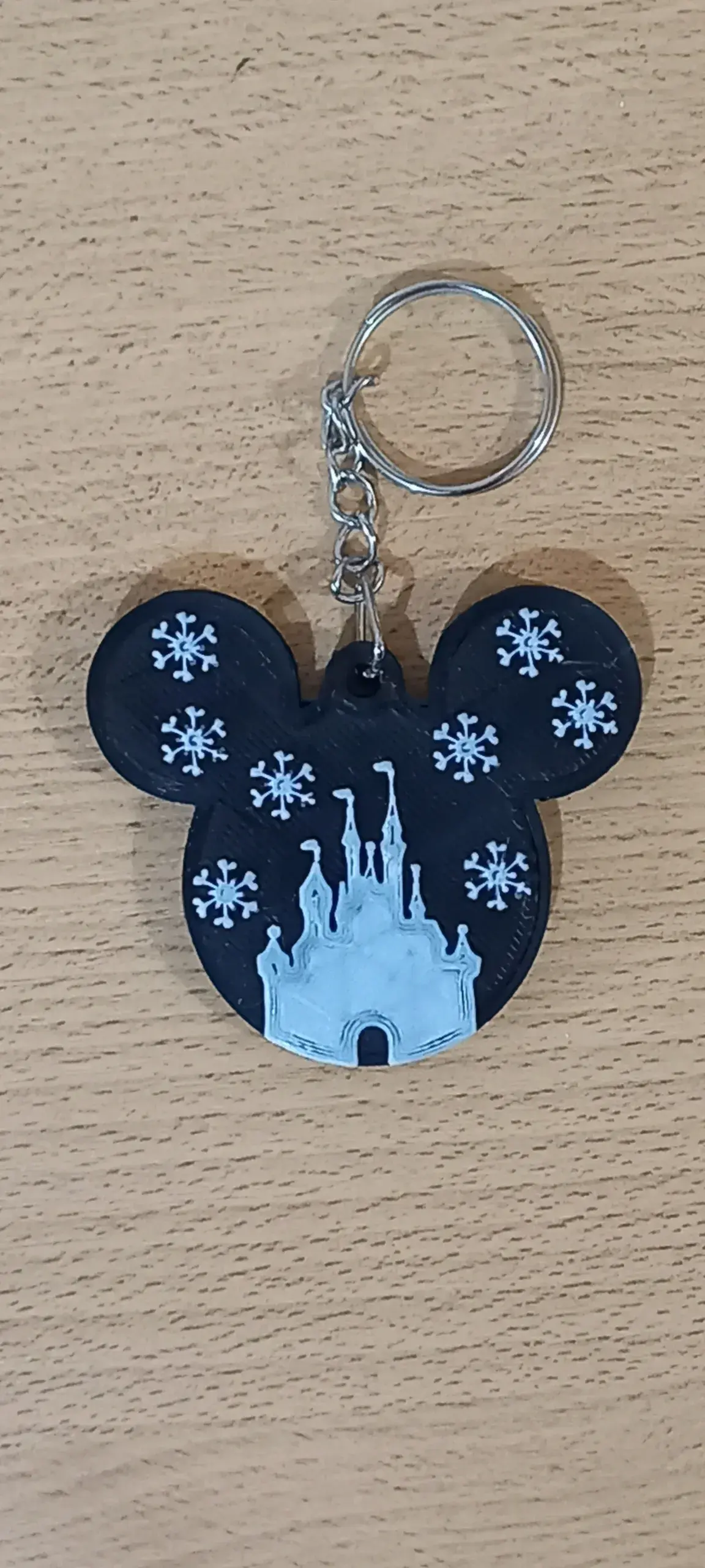 3D Printer Files | 3MF File | Mickey keychain with Disney castle ...