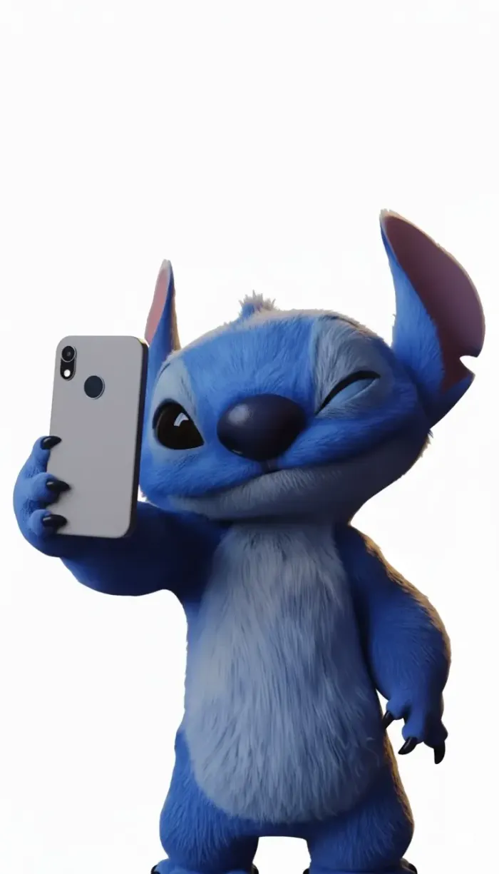 Characters & Creatures STL Download - Stitch Selfie İphone by Poyko