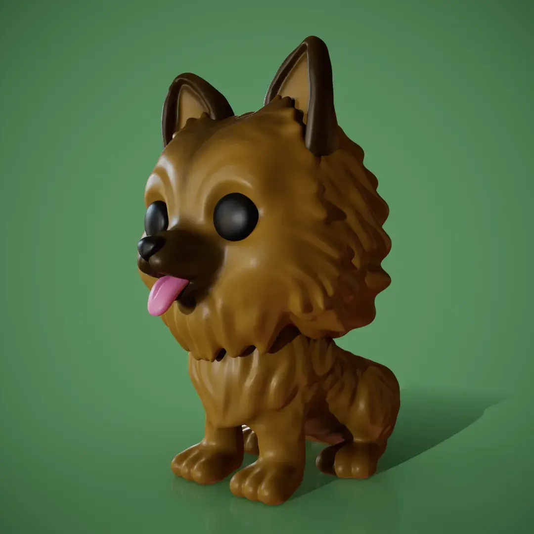 Sculptures & Artworks STL Download - Perro Pastor Grafianoby Axos3D