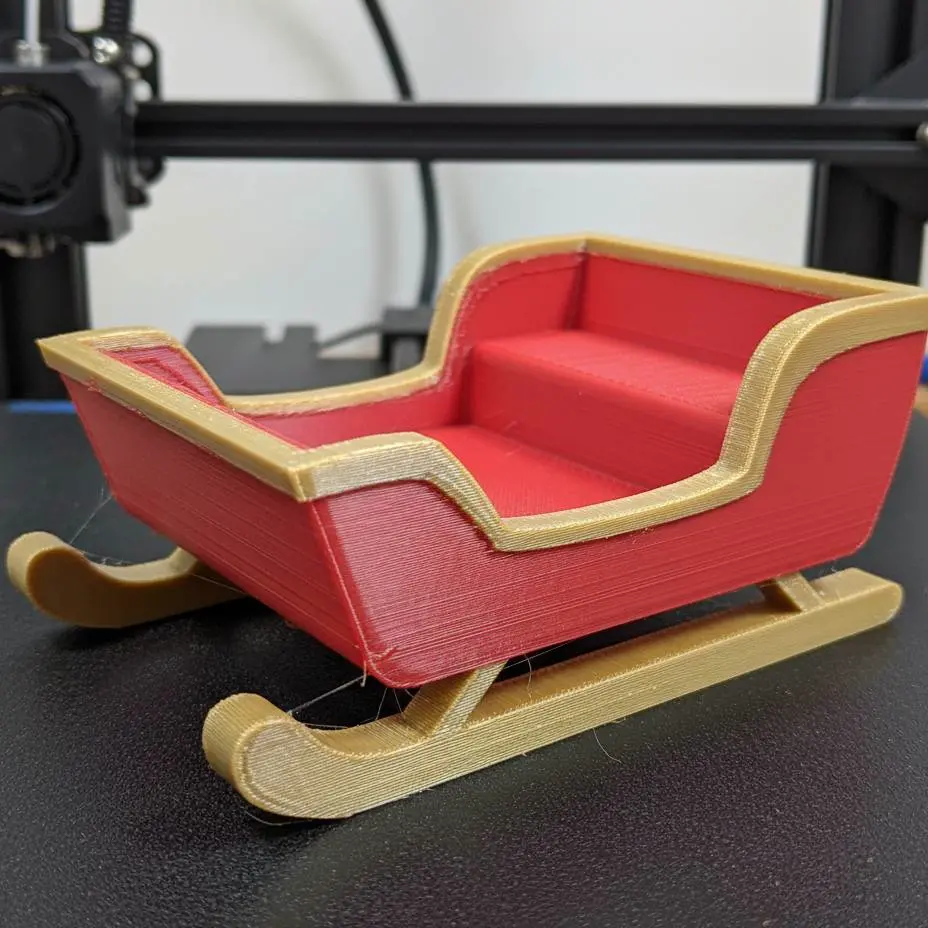 3D Printer Files | 3MF File | santa's sleigh | Creality Cloud
