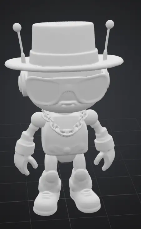 Free Characters & Creatures STL Download - Pimp Robot 1by katt_bearakuda