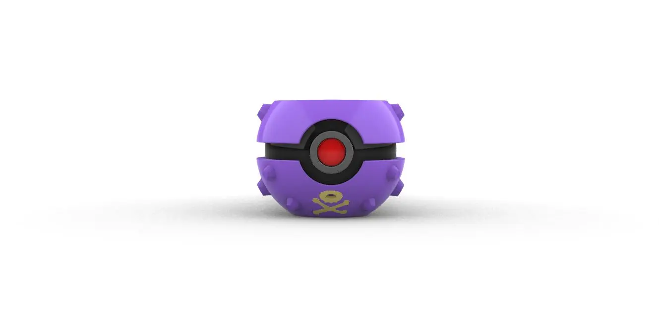 Digital Art STL Download - Pokeball Koffing Potby Pokeball Empire