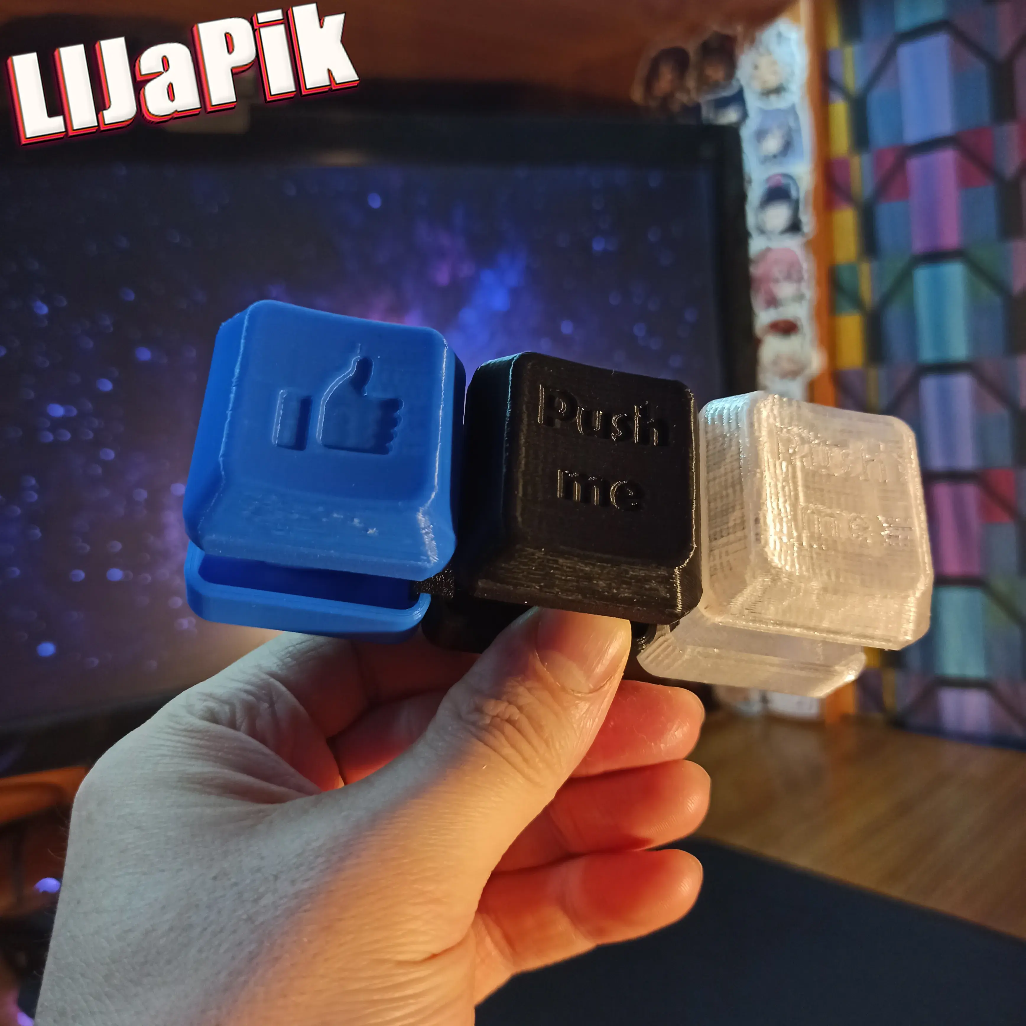 Other STL Download - Clicker, Antistress toy, Keyboard button / Кликер ...