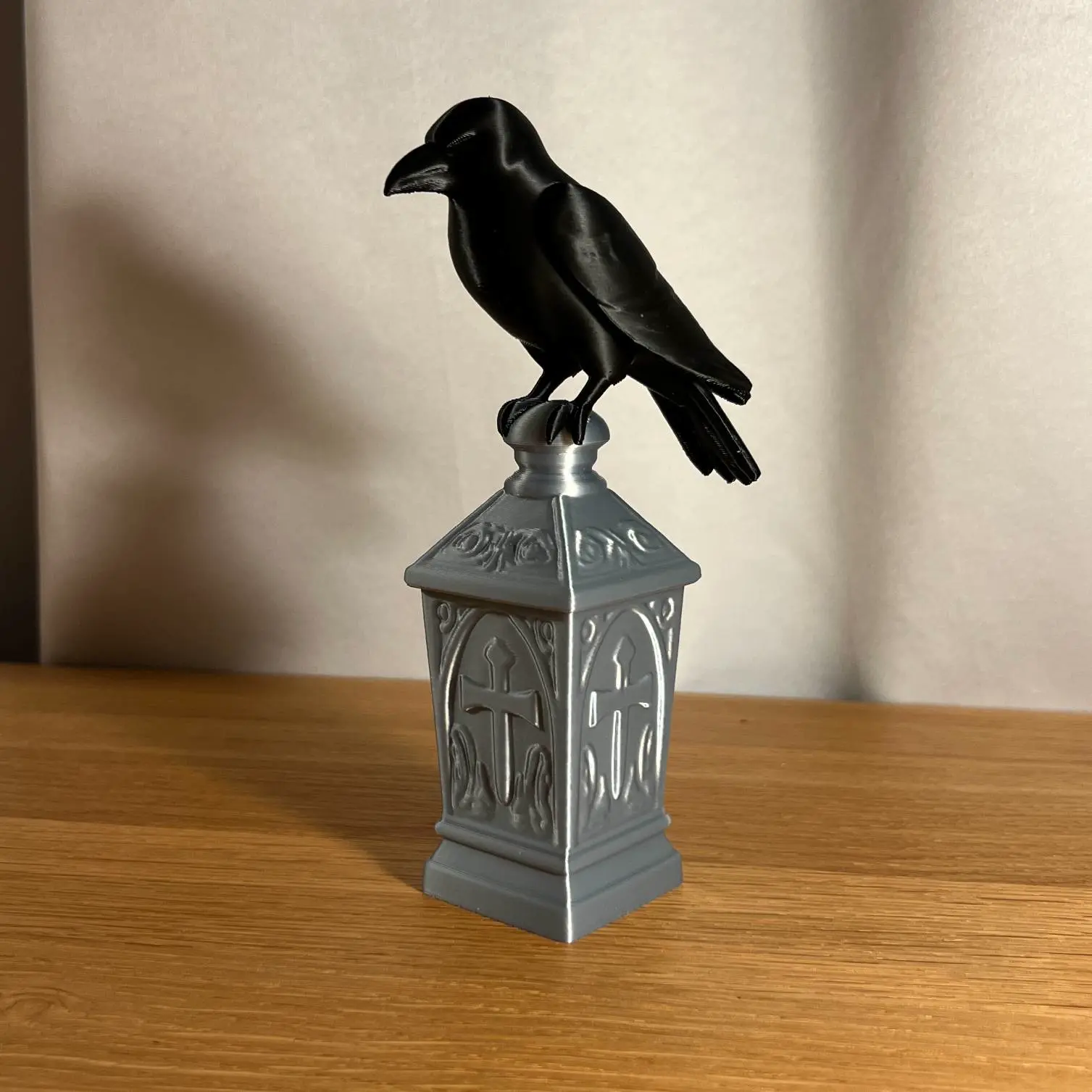 3D Printer Files | 3MF File | Crow on Lantern | Creality Cloud