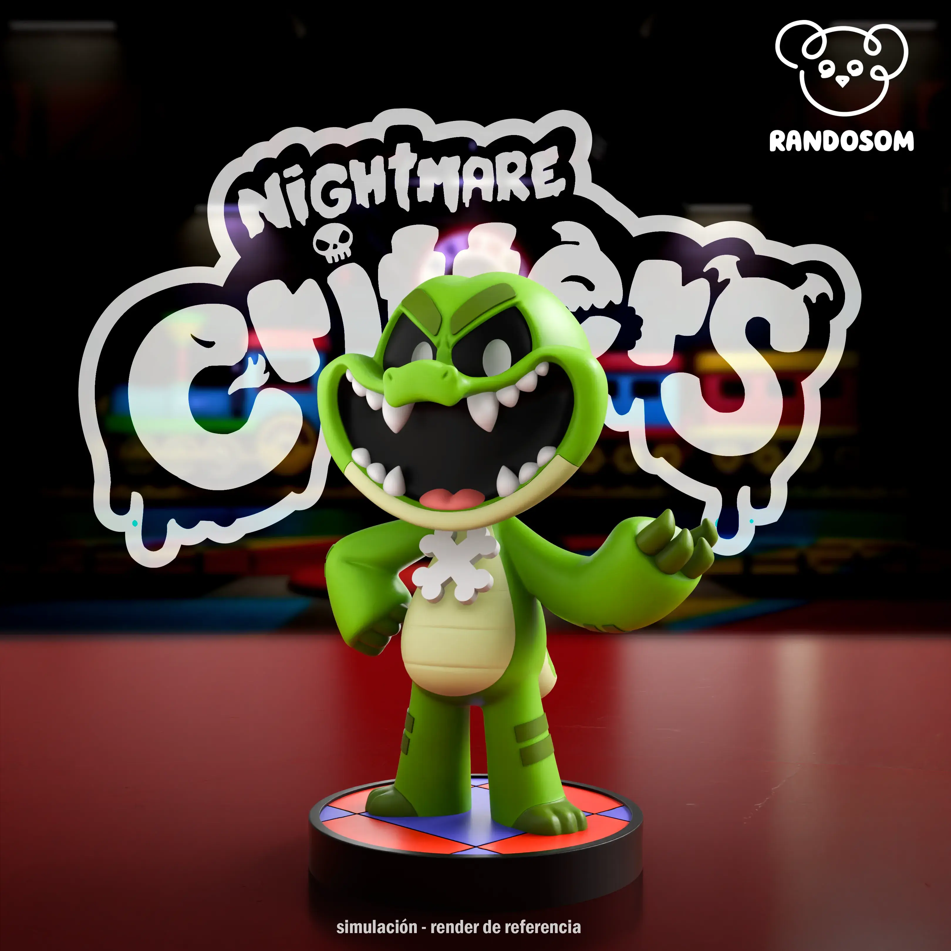 Other STL Download - Allister Gator - Nightmare Crittersby Randosom
