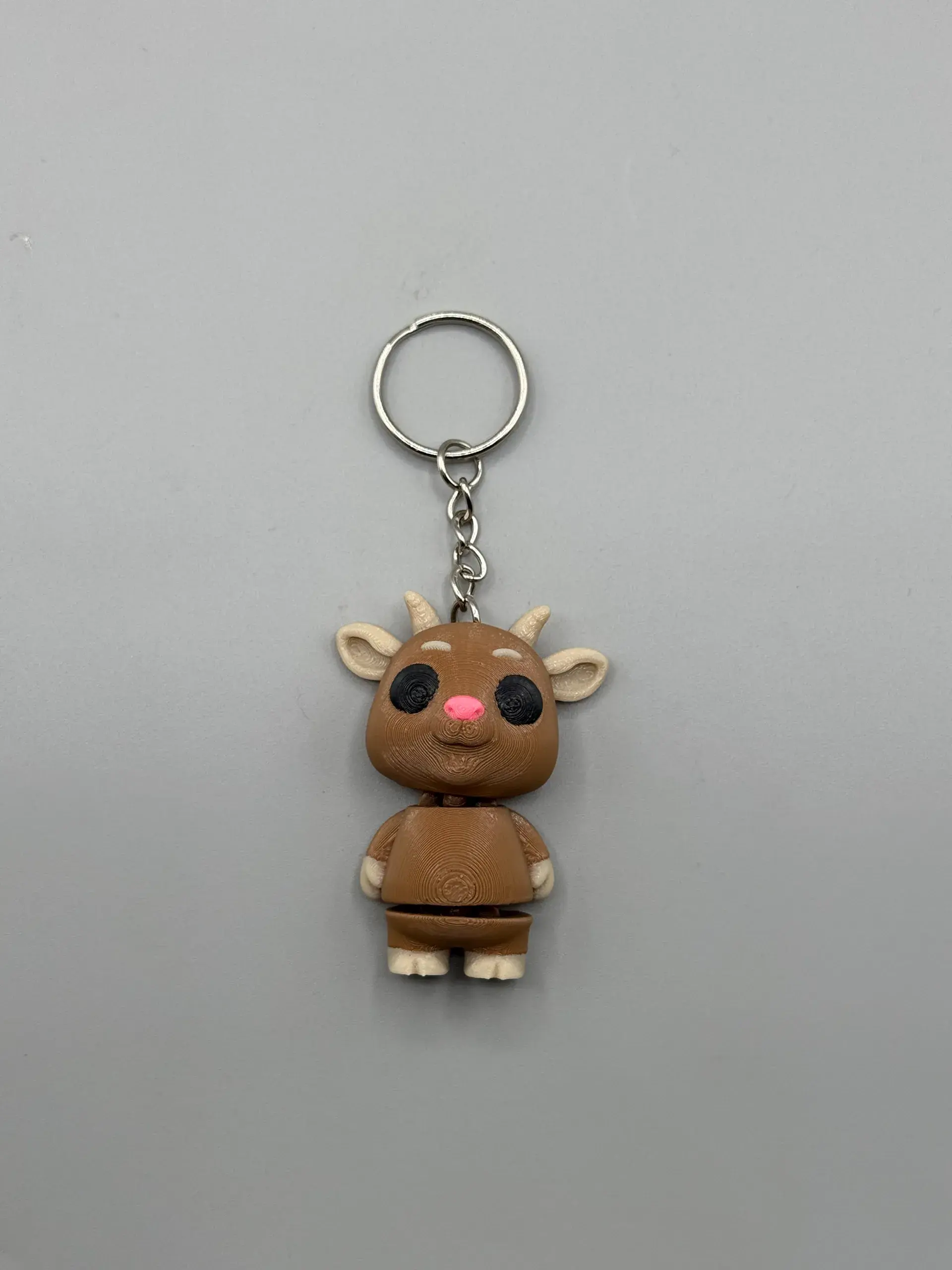 Characters & Creatures STL Download - Flexy Goat Buddy - Keychain ...