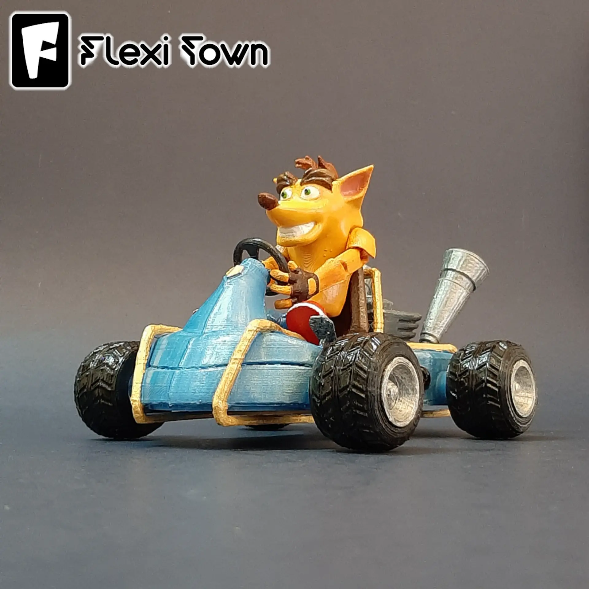 Other STL Download - Flexi Print-in-Place Crash Bandicot and Team ...
