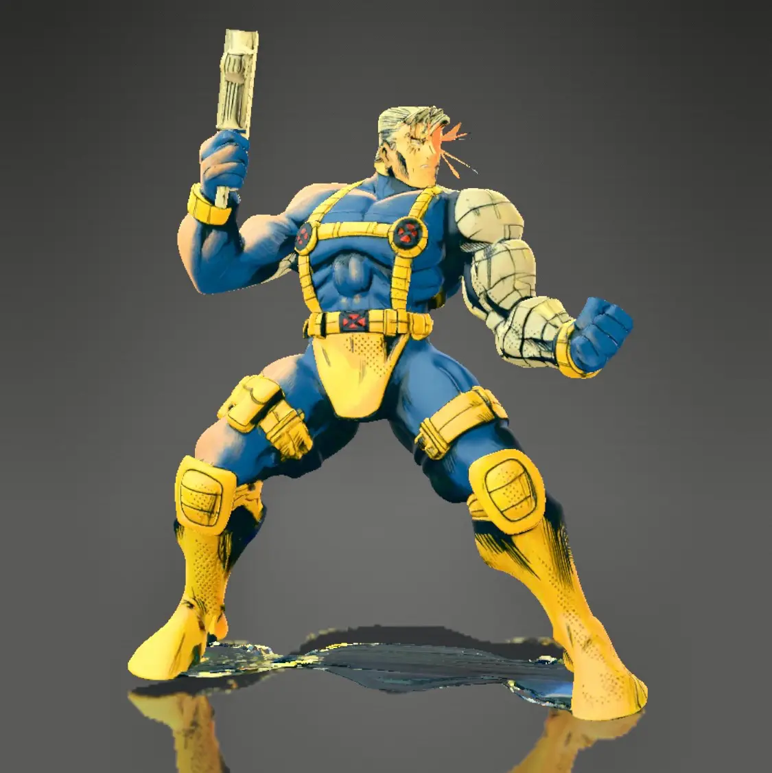 Characters & Creatures STL Download - Cable x-menby Foxtrot007