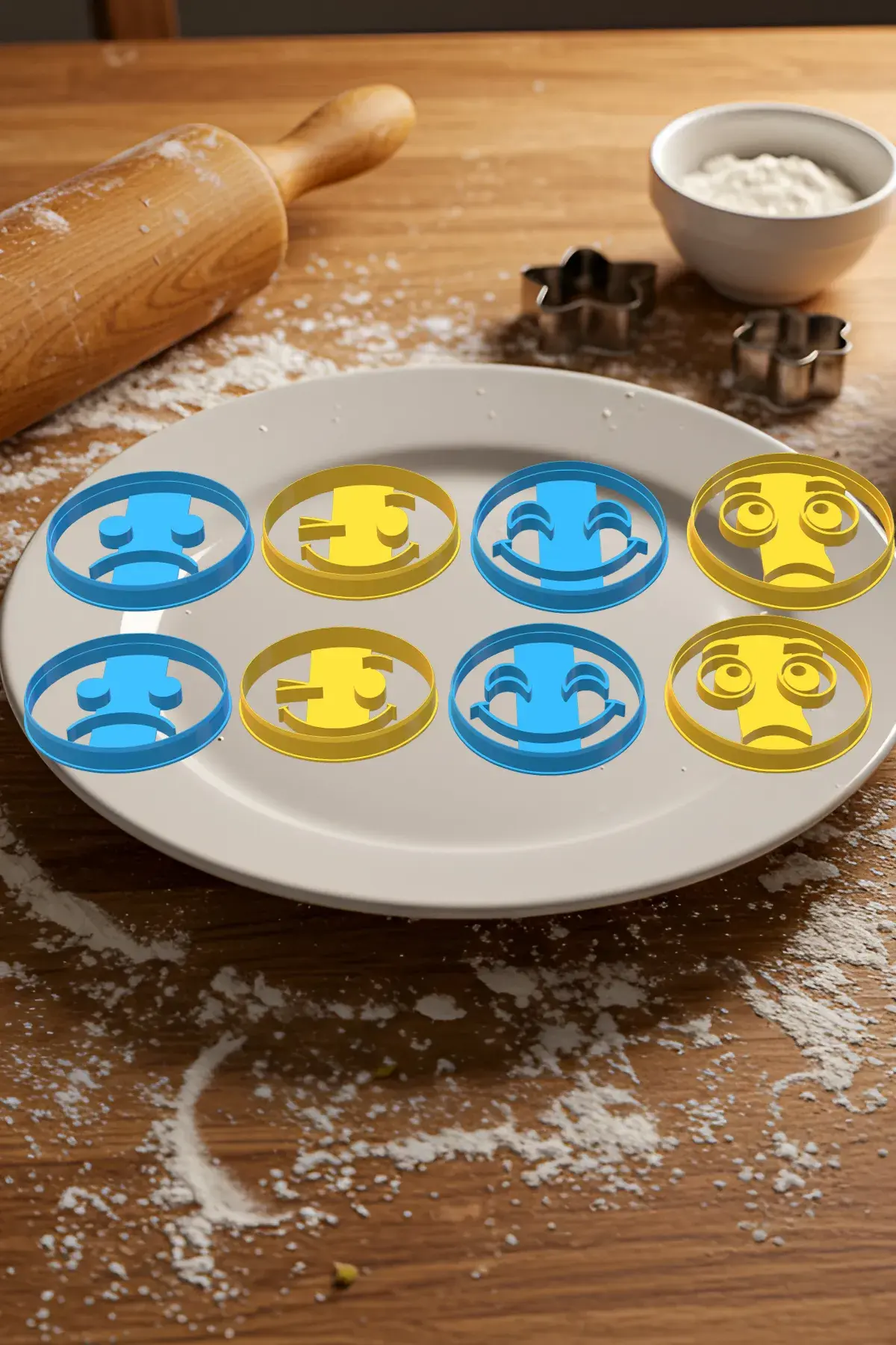 Tools & Spare Parts STL Download - Emoji Set Cookie Cutter, Biscuit ...