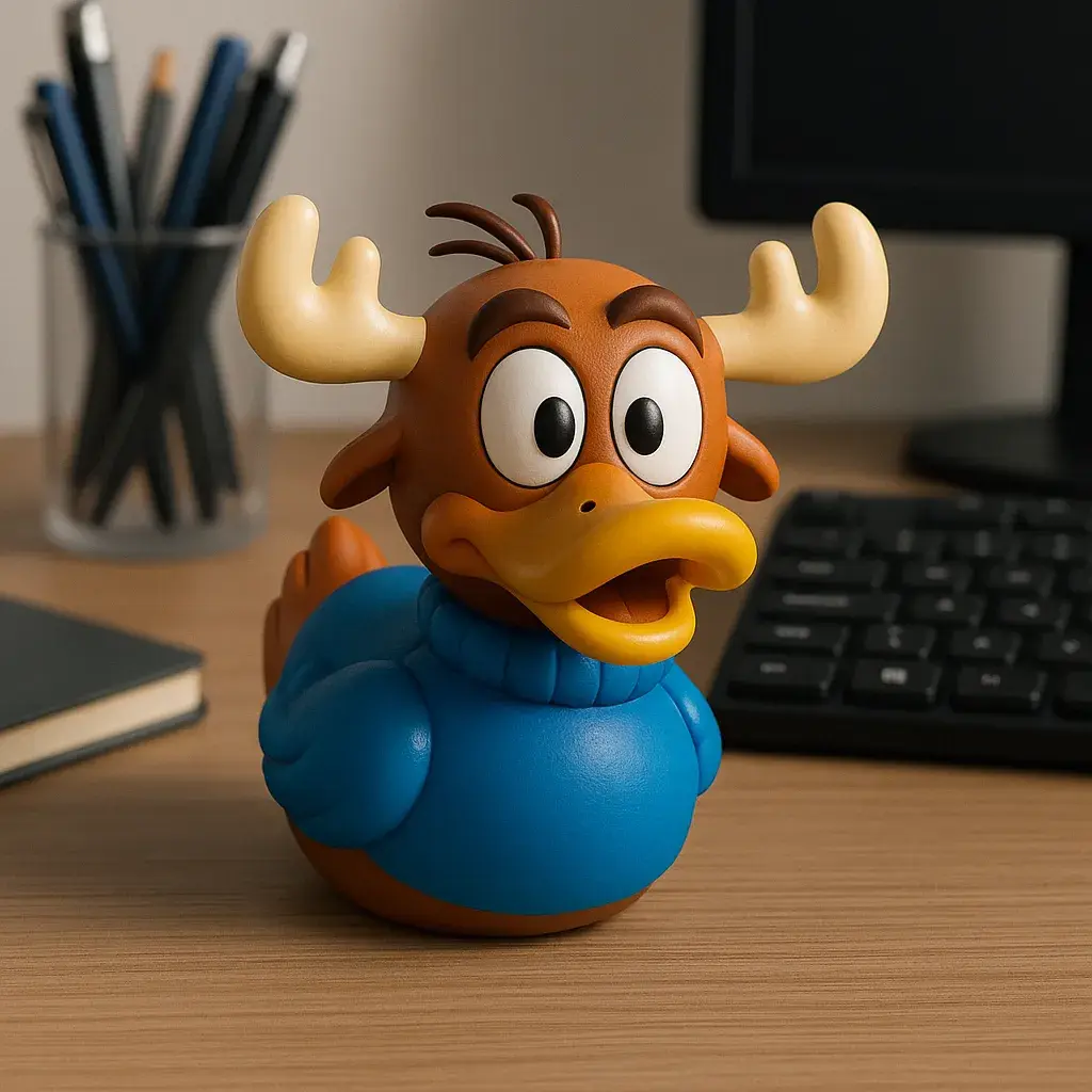 Other STL Download - Rubber Duck - Bullwinkle deer model - 3d printby ...