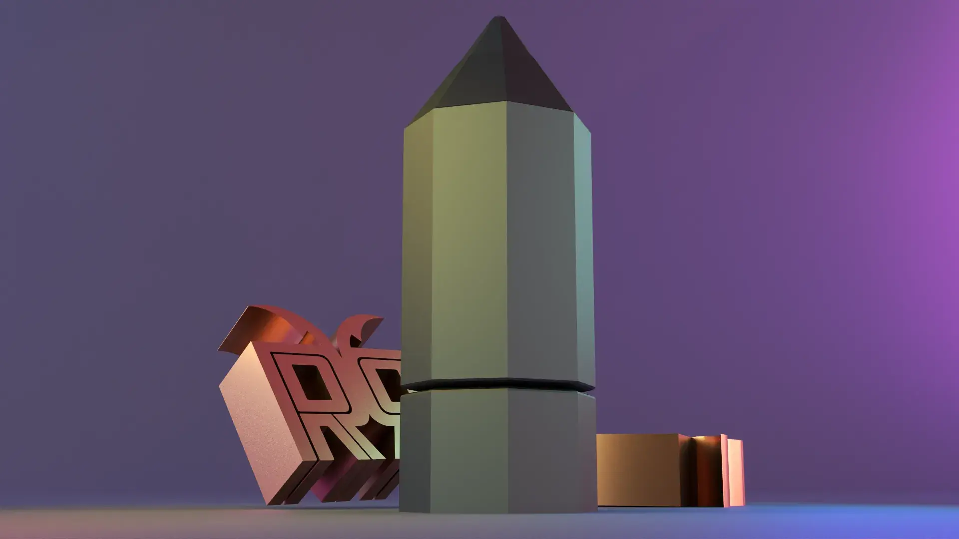 Stationery & Learning Tools STL Download - Standing Pencil Decorby rexer_3d