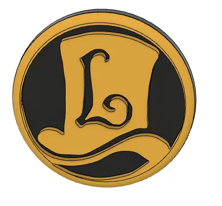 Badges & Coins STL Download - Medallion of Professor Layton's logoby ...