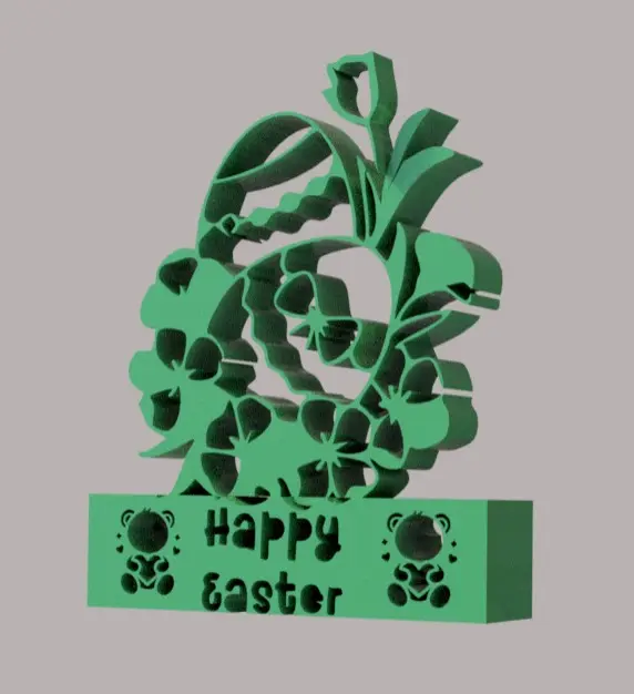 Home Decorations & Ornaments STL Download - Happy Easter 2026by Dream ...