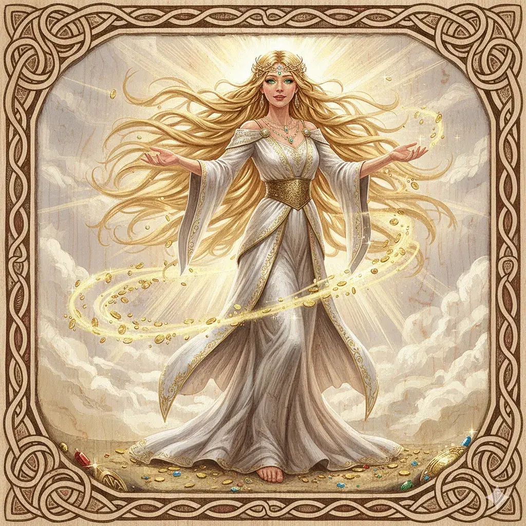 3D Printer Files | 3MF File | The Nordic Vanir Goddess Gersemi mounted ...