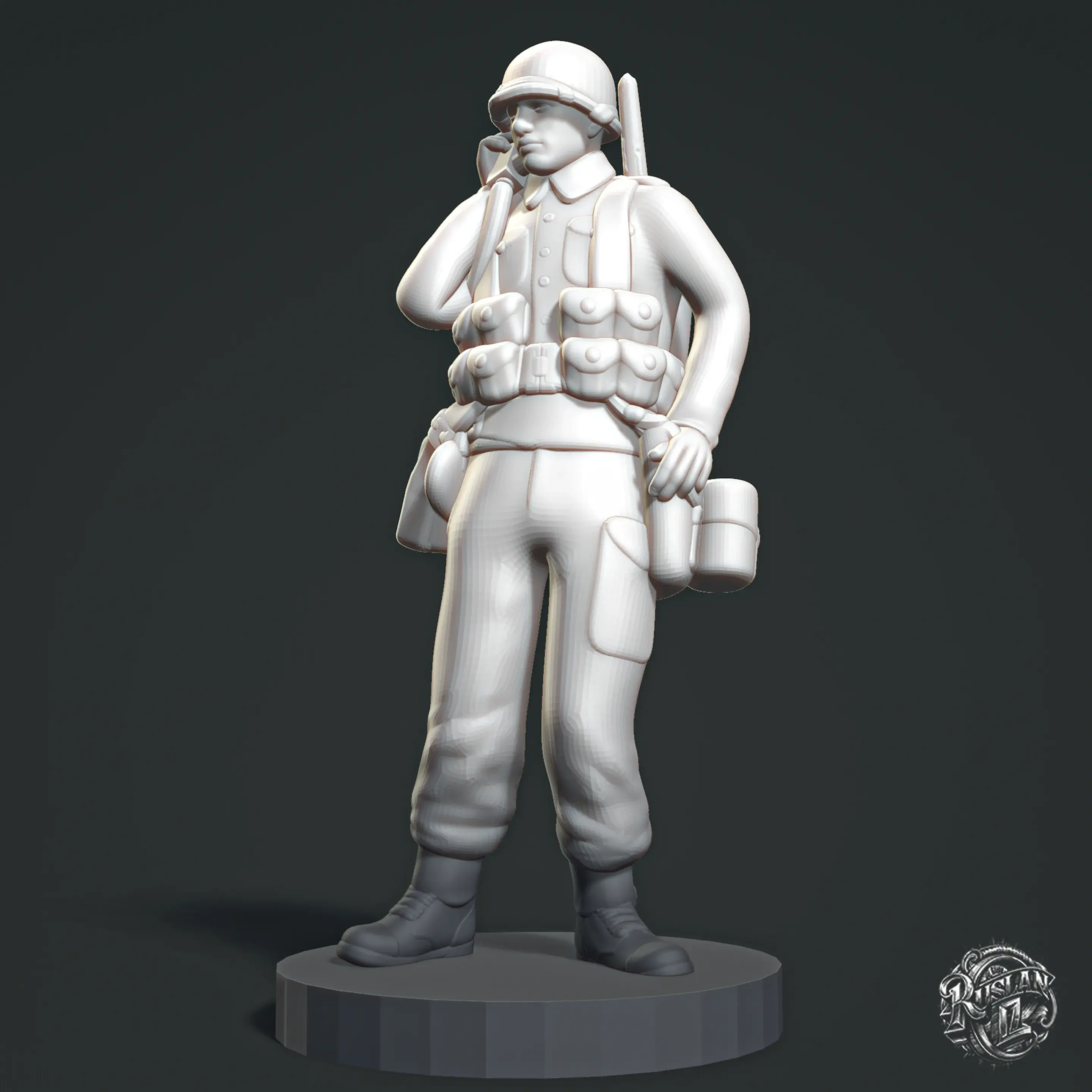 Other STL Download - Soldier with Radio #RoZby RuslanOz