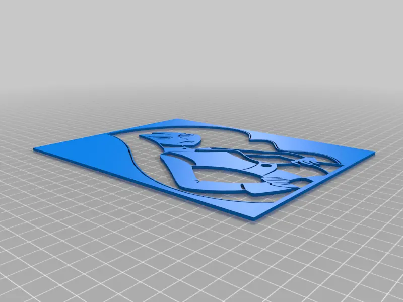 Free Digital Art STL Download - Shego stencilby SMT_M 🦊