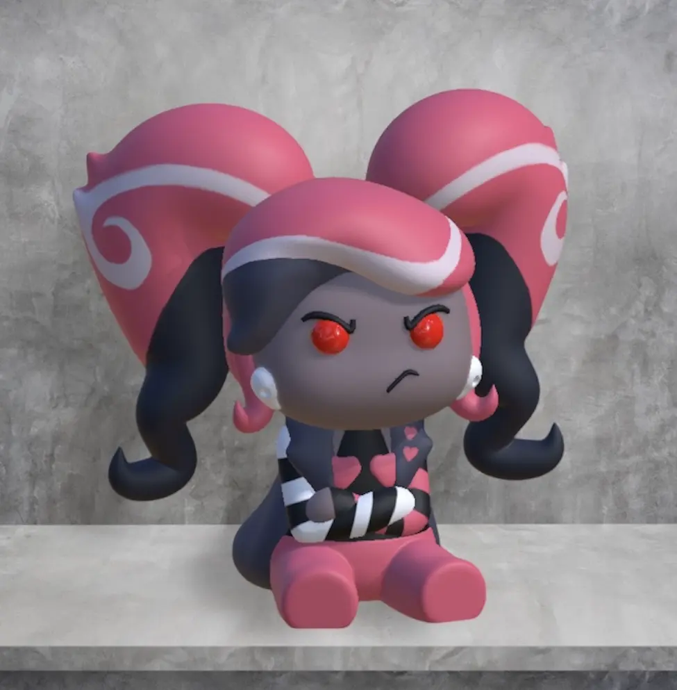 Characters & Creatures STL Download - Velvette Chibiby SukendoArt3D