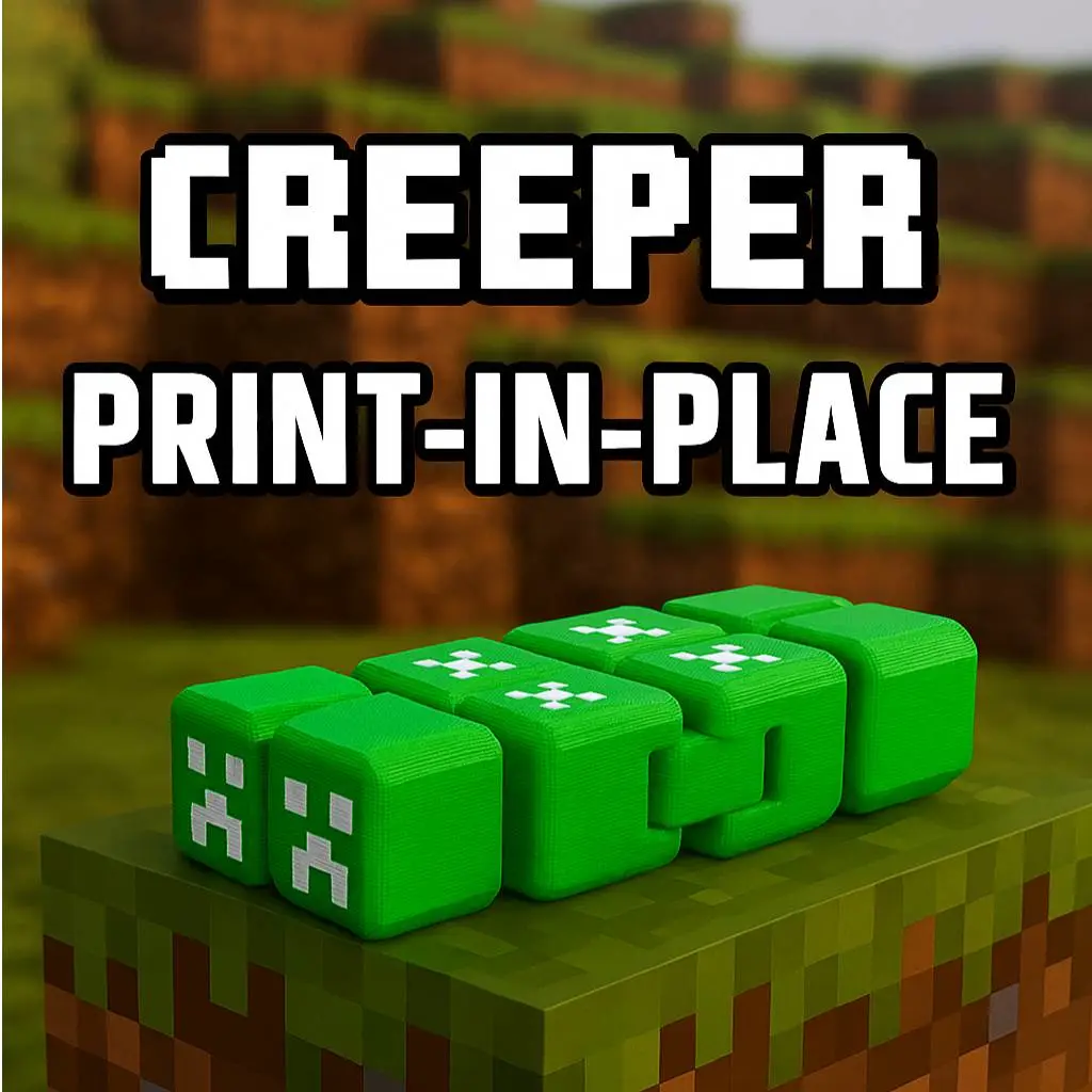 3d yazıcı baskı modelleri | 3MF | Minecraft Creeper Infinity Cube ...