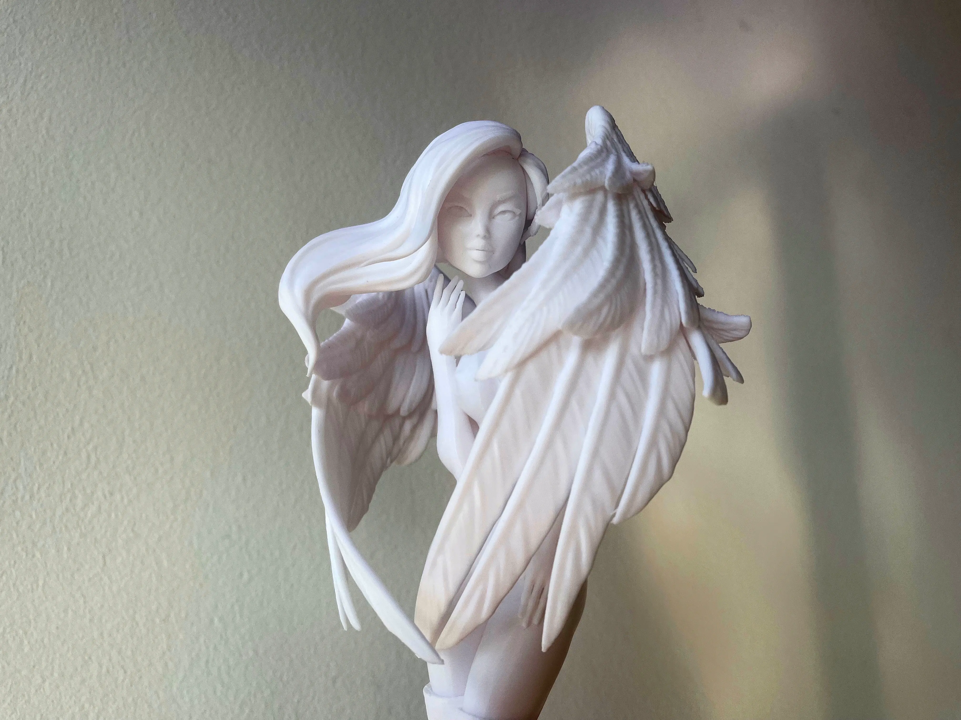 Sculptures & Artworks STL Download - ART ANGEL FEMALEby Oasis3dlab