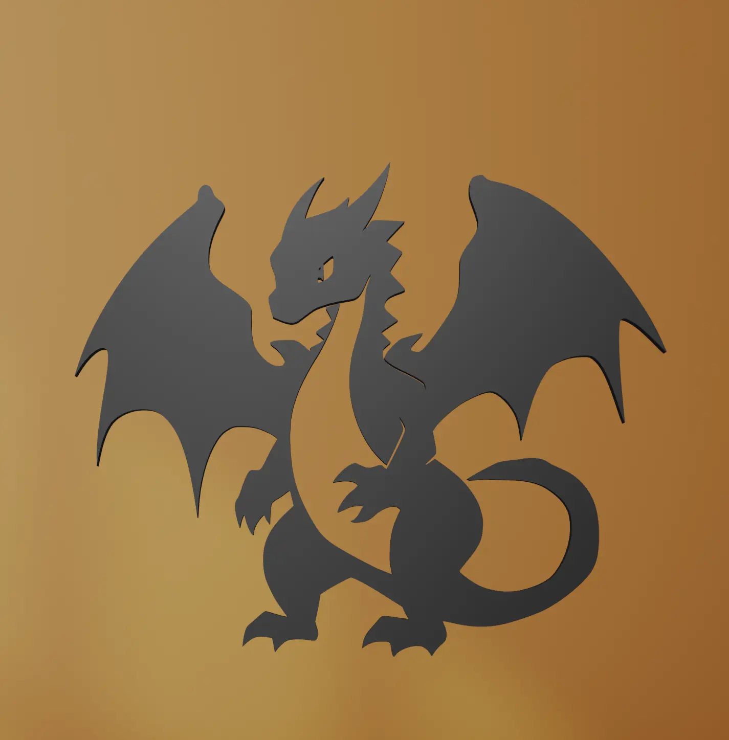 Digital Art STL Download - Charizard Wall Artby Ri0m0