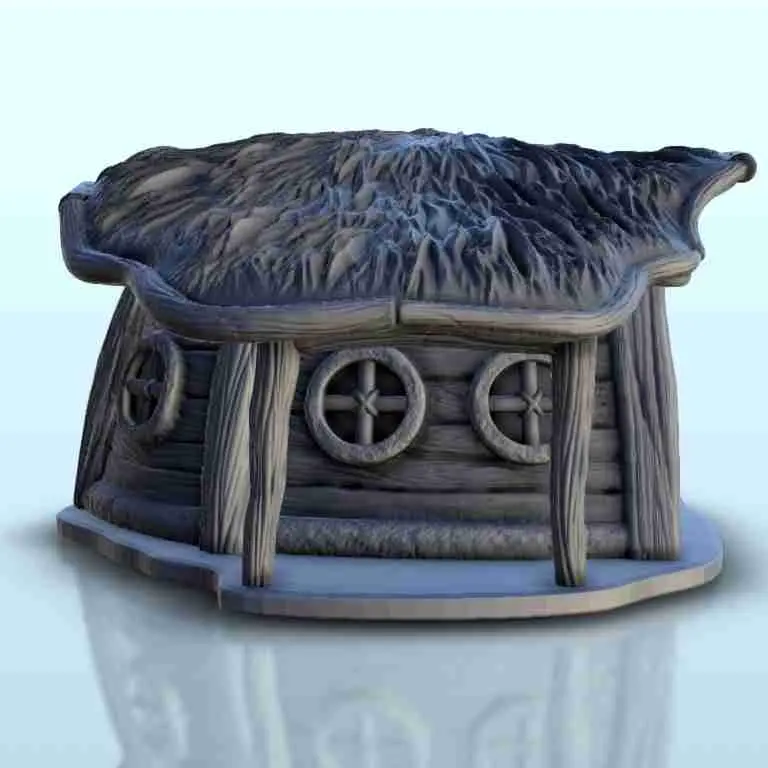 Miniature Games & Accessories STL Download - Small hobbit hole 6 ...