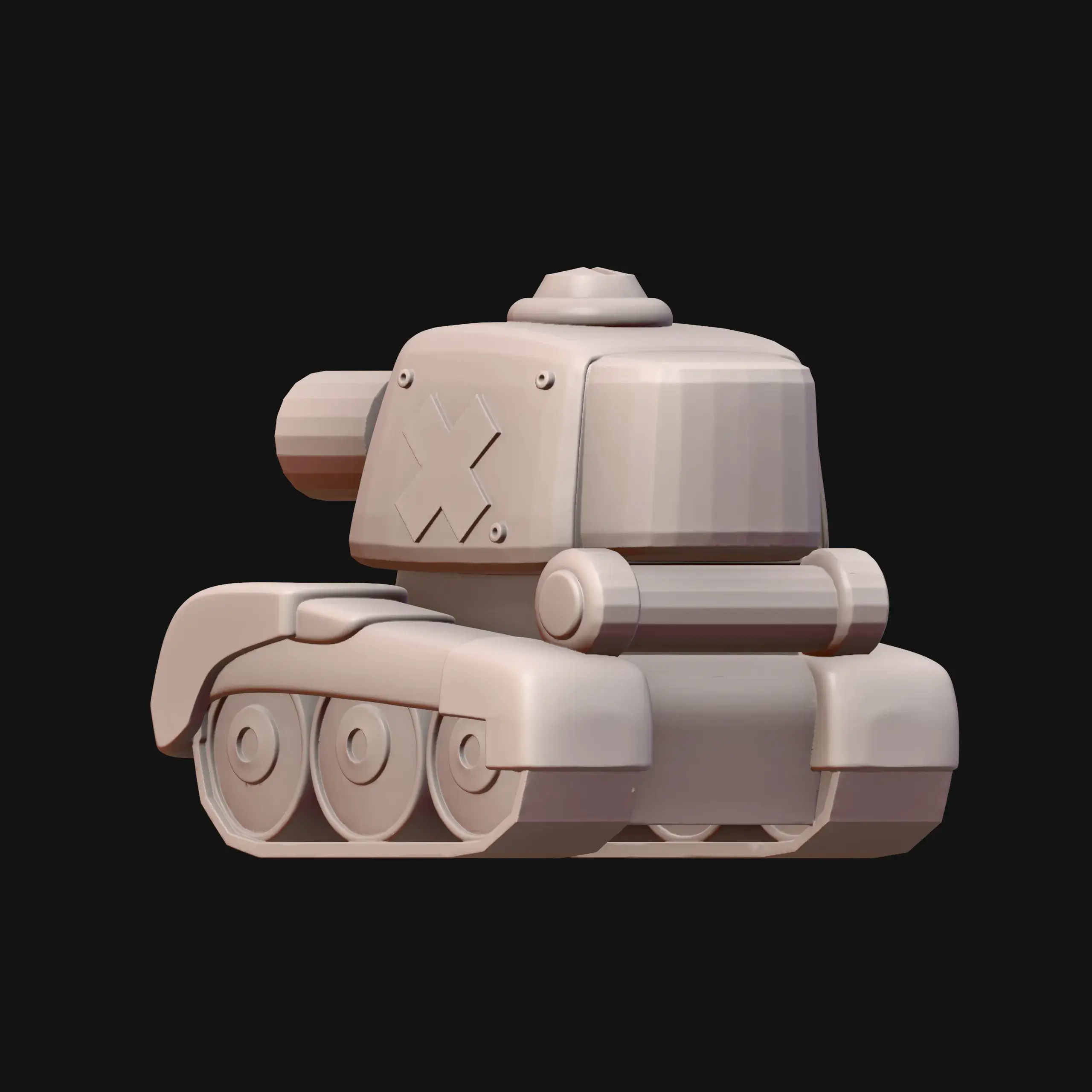 3D Printer Files | 3MF File | Stylized Tank | Creality Cloud