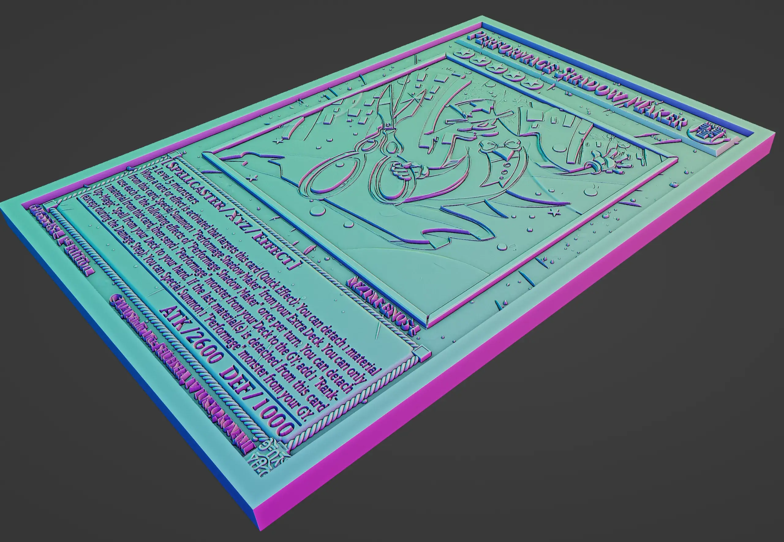 Free Other STL Download - Performage Shadow Maker - yu-gi-oh!by ...