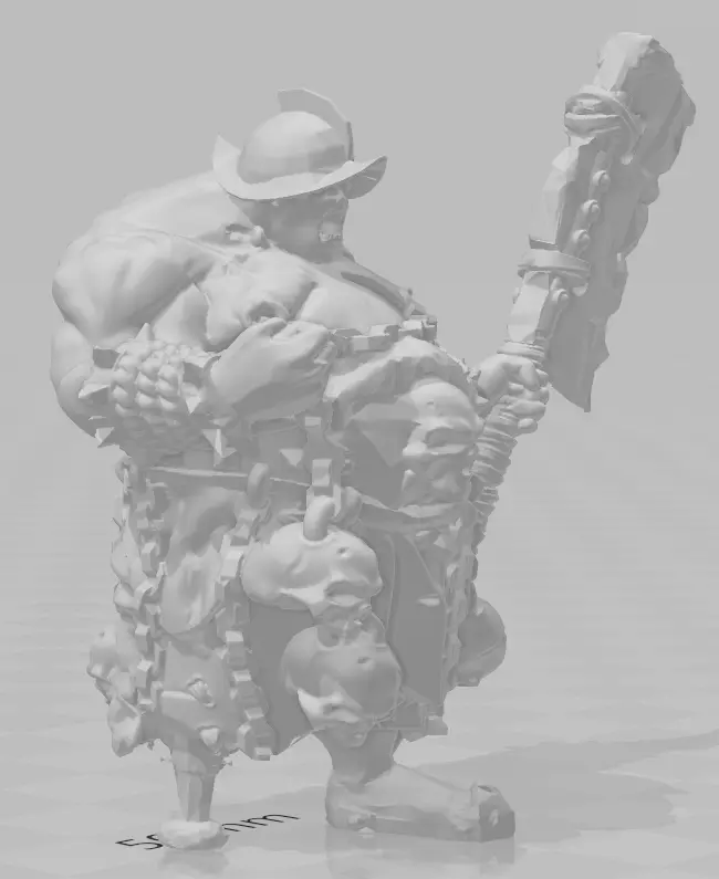 guts of iron - maw tribe body guard promo model | 3D models download ...