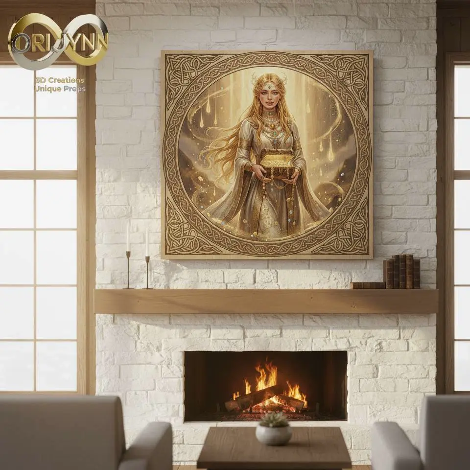 Fichier pour Imprimante 3D | Fichier 3MF | The Nordic Vanir Goddess ...