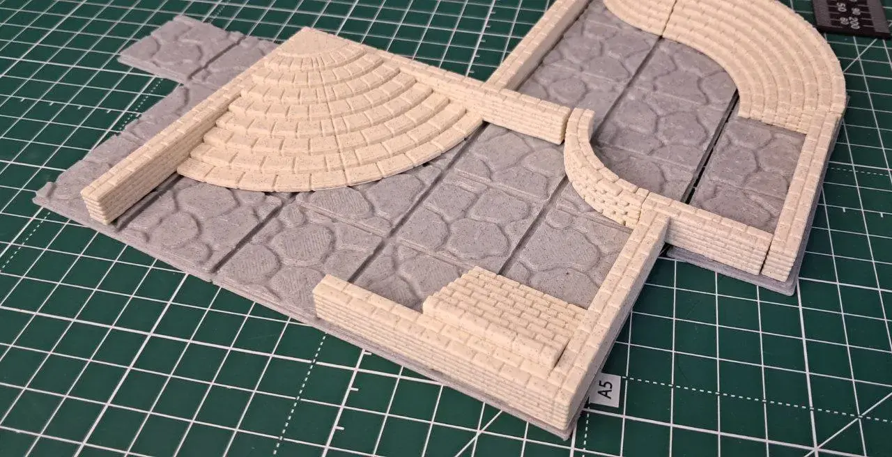 Props & Terrain STL Download - Lava FUN tiles terrain set - 1¼ inch ...
