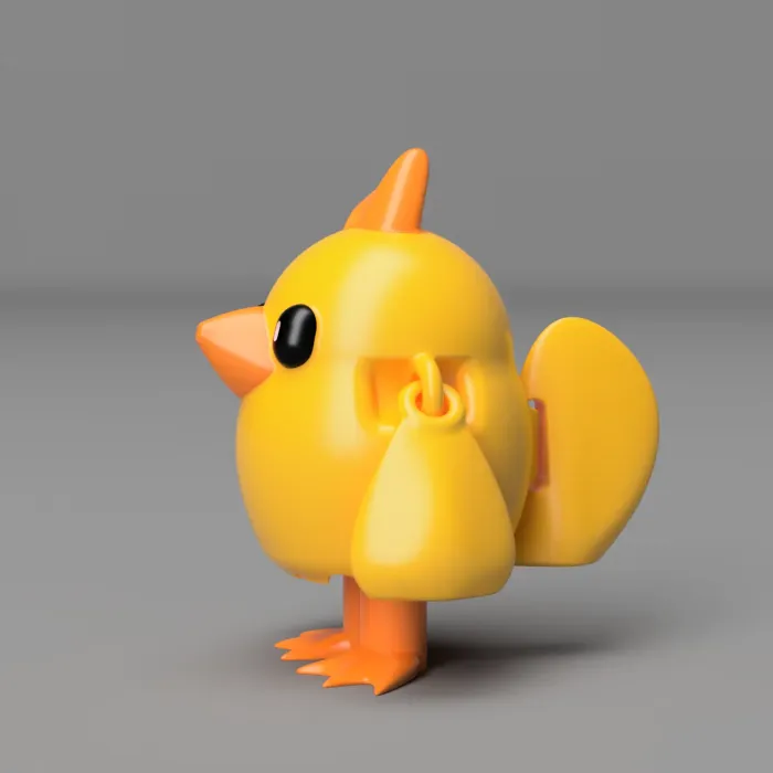 Cute Articulated Chick | 3D models download | Creality Cloud