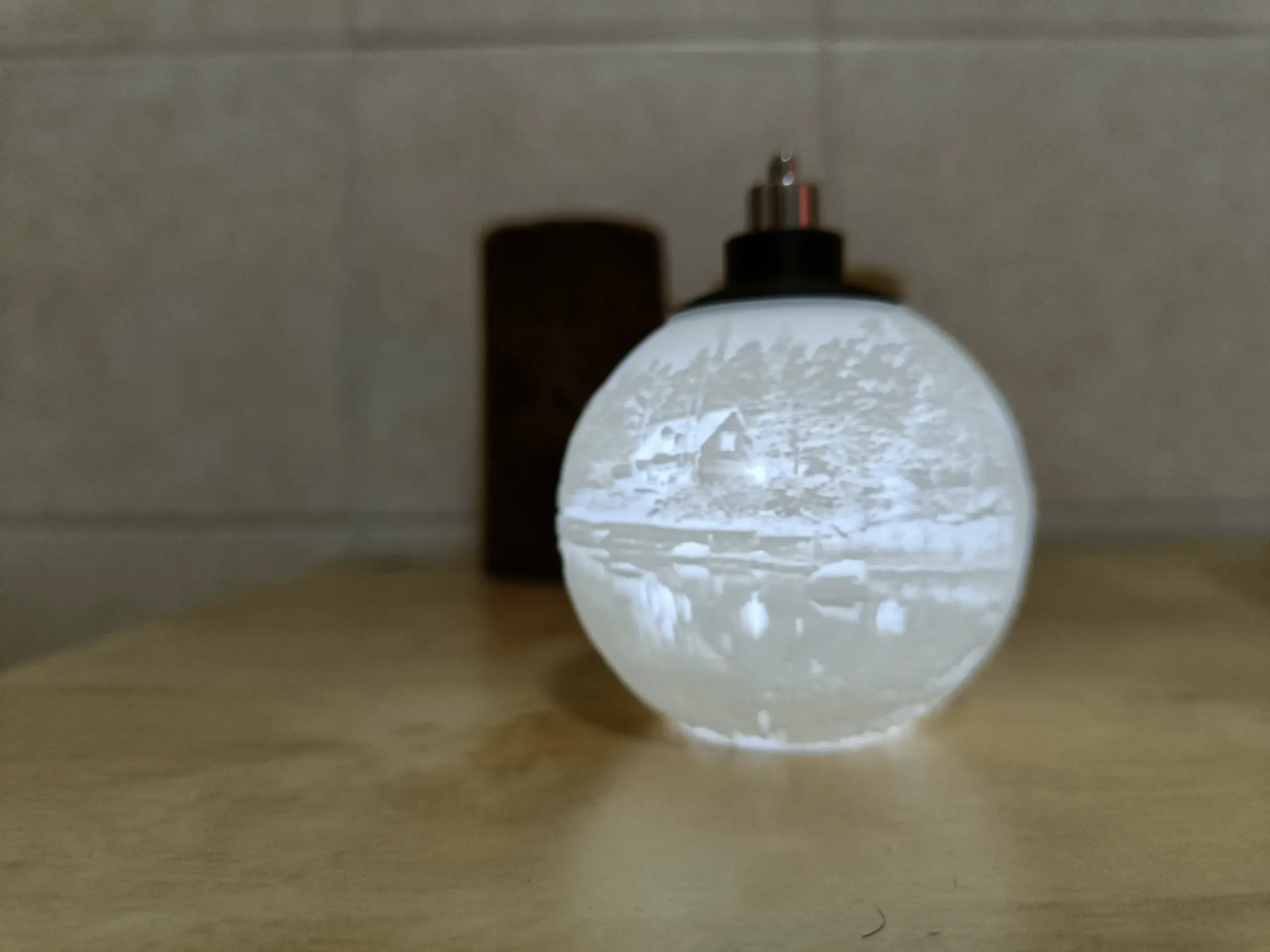 3D Printer Files | 3MF File | Christmas Lithophane Ball | Creality Cloud