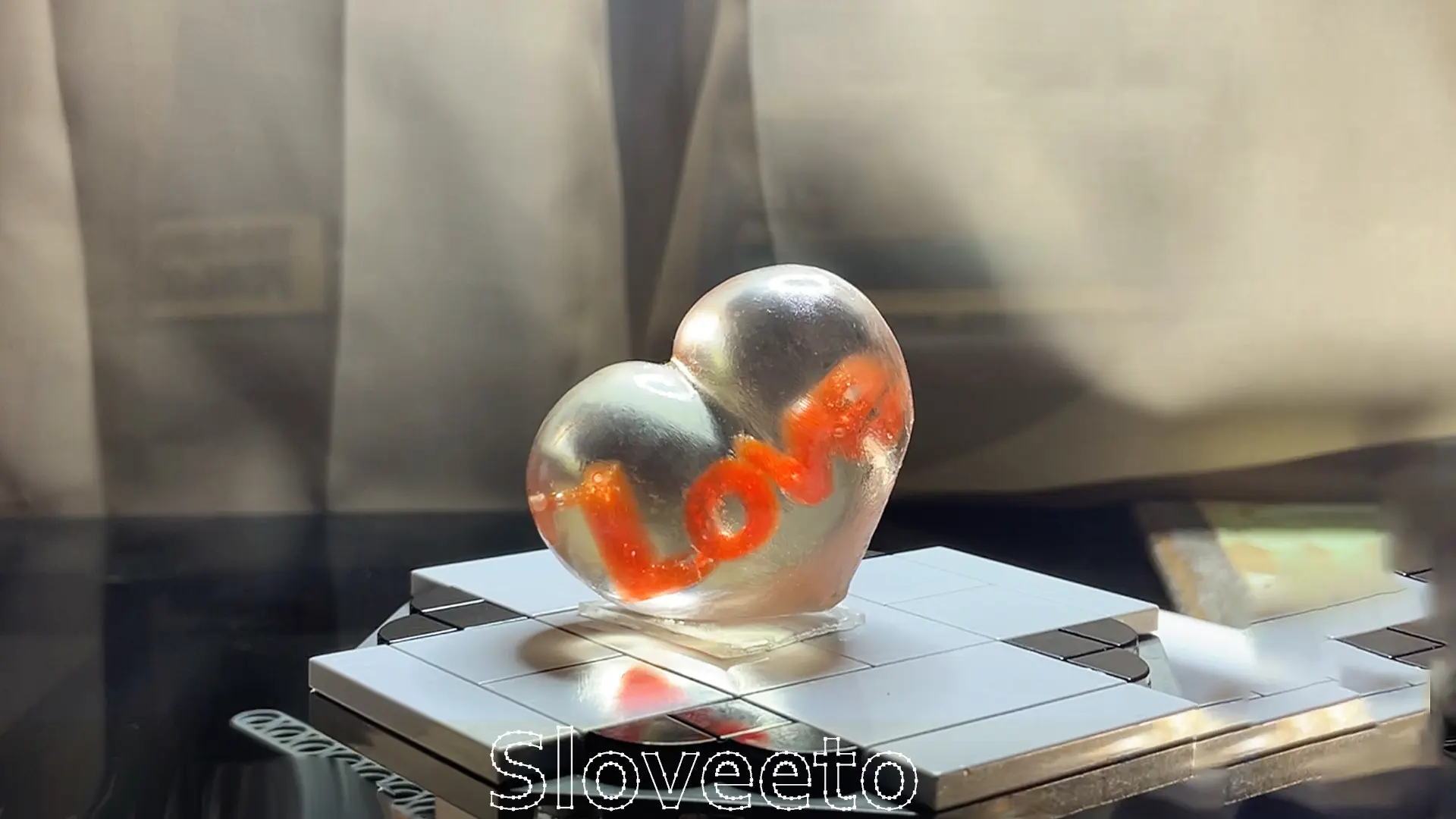 Digital Art STL Download - Transparent Heart Figurine with Inner Love ...