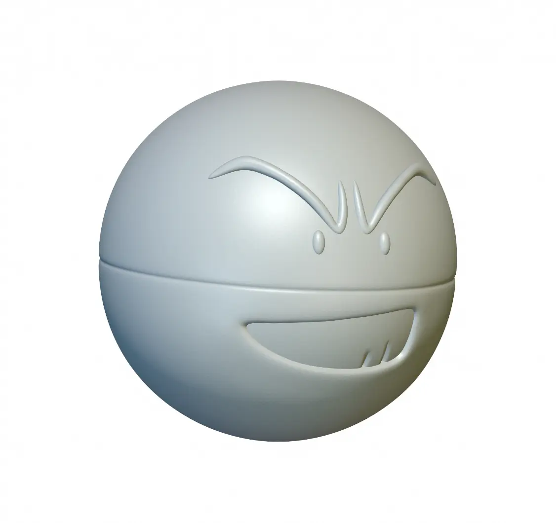 Other STL Download - Pokemon Electrode #101 - Ready for 3D Printing!by ...
