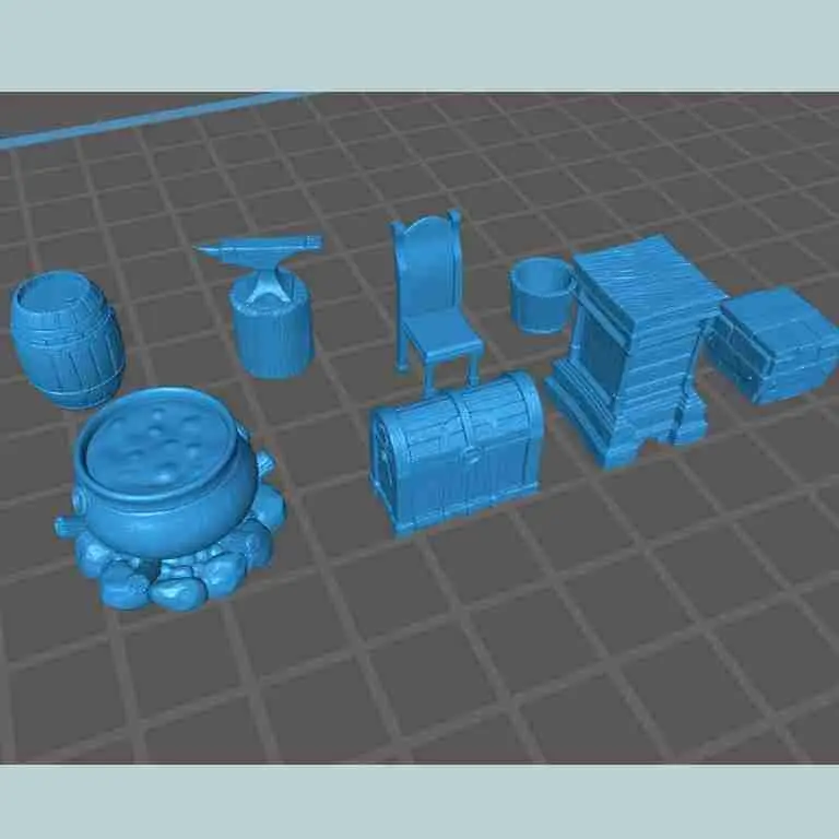 Other STL Download - Workshop interior set - miniatures warhammer ...