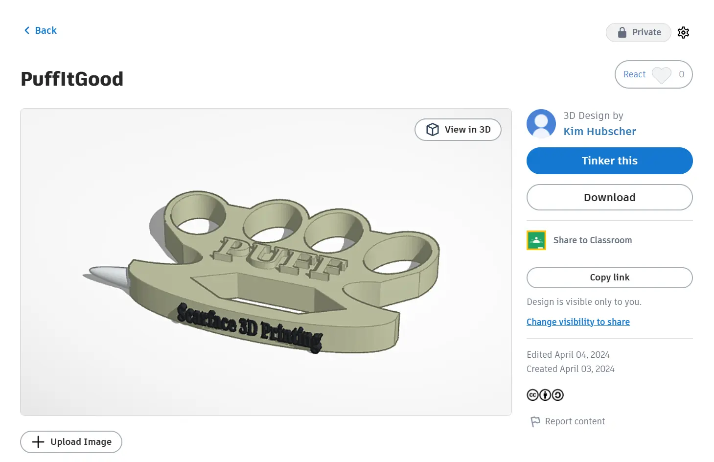Tools & Spare Parts STL Download - Puff Knucklesby Hubs