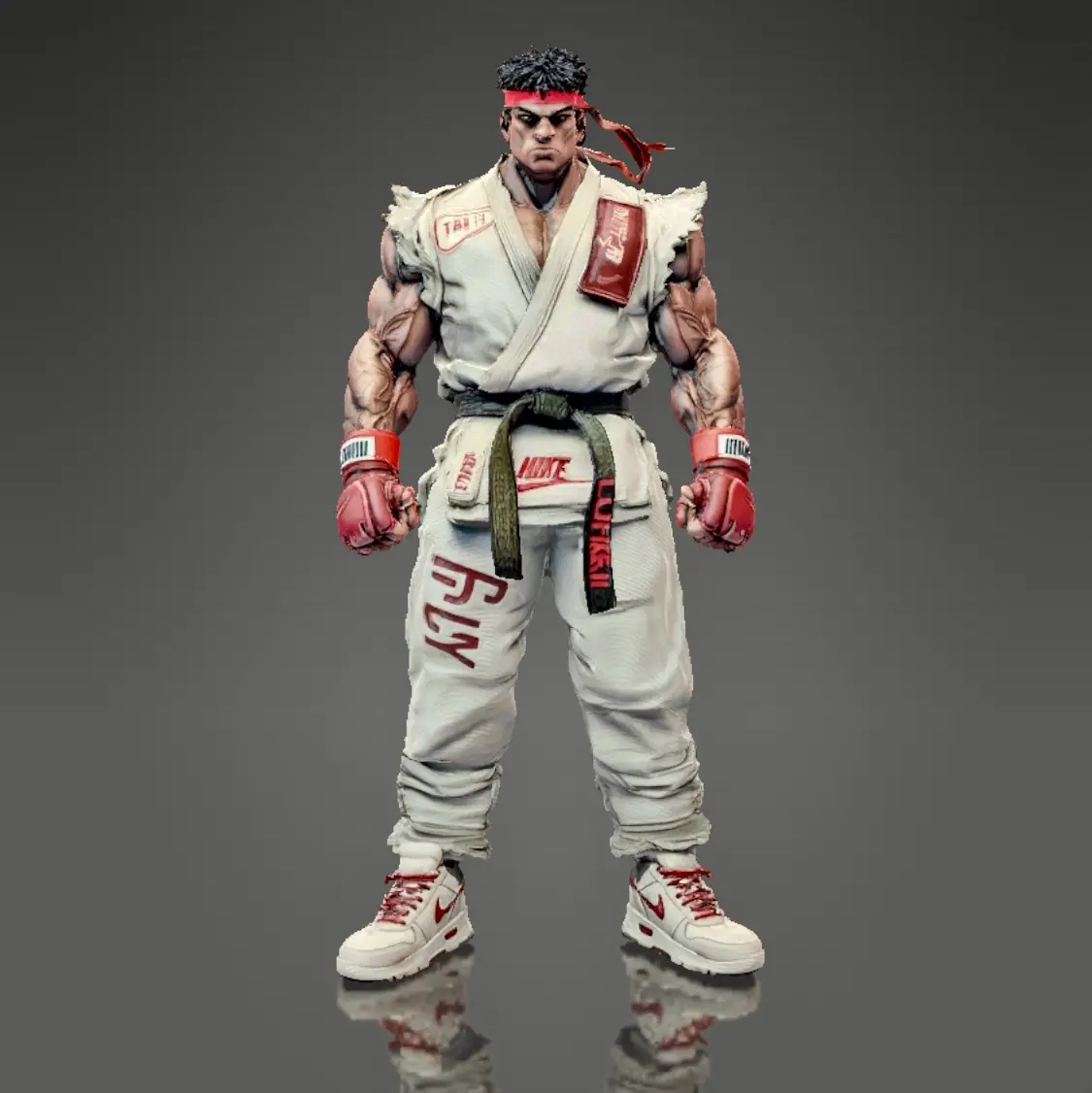 Characters & Creatures STL Download - Ryu SF urbanby Foxtrot007