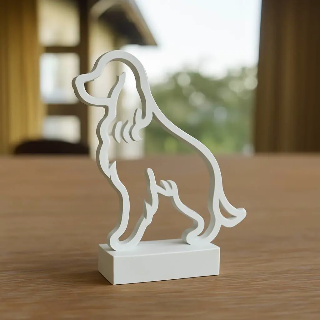 3D Printer Files | 3MF File | Minimalist Cocker Spaniel Silhouette ...