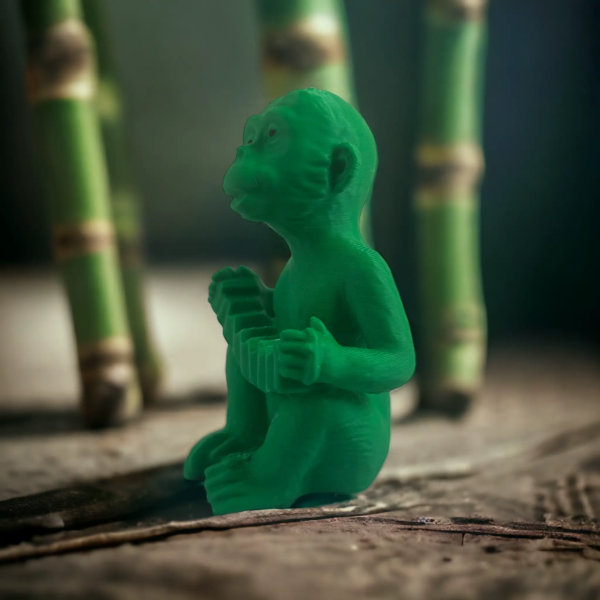 3D Printer Files | 3MF File | Monkey playing the accordion | Creality Cloud