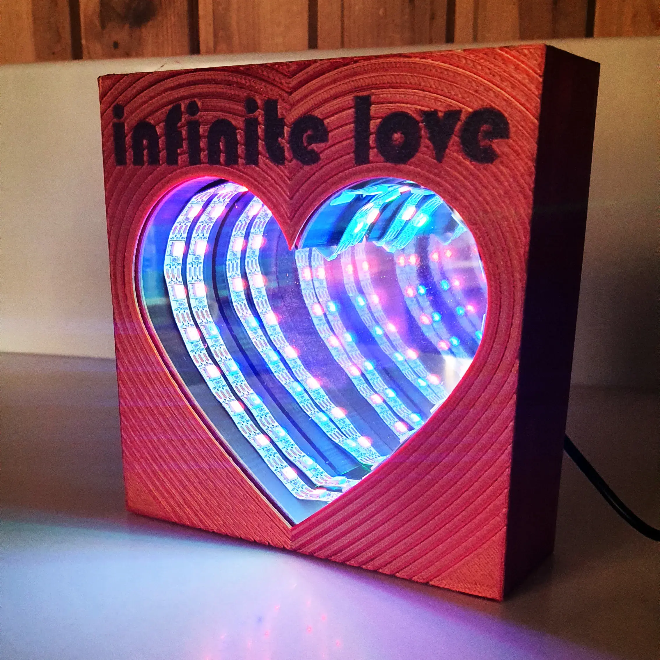 3D Printer Files | 3MF File | Mirror tunnel "infinite love" | Creality Cloud