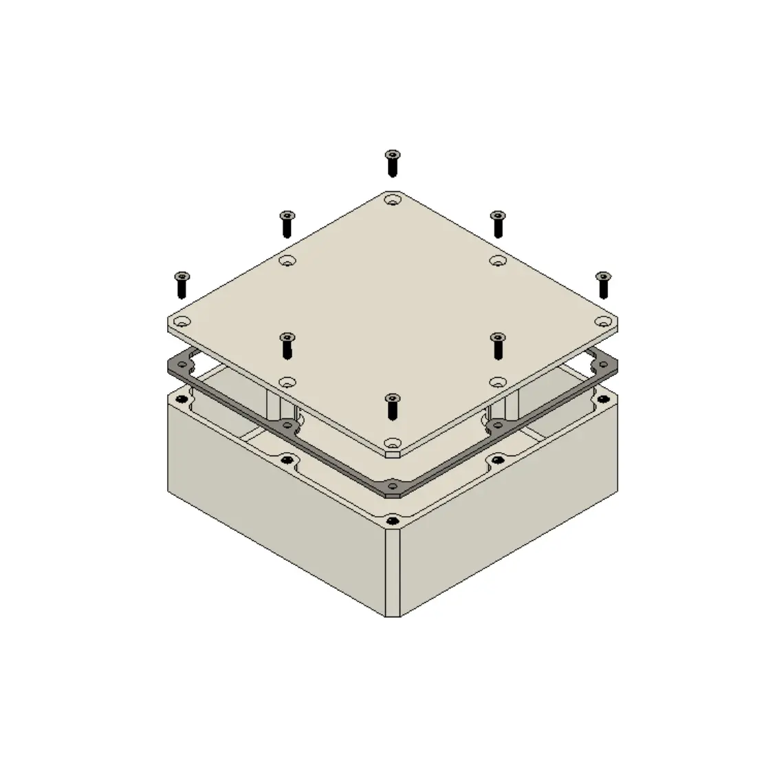 Home Appliance Accessories STL Download - Air tight Rugged Box ...