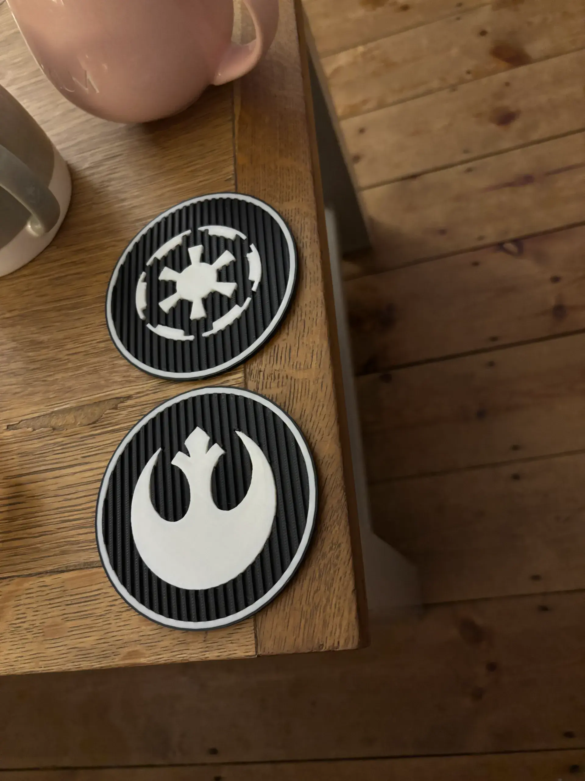 3D Printer Files | 3MF File | Star Wars Rebel and Empire Coasters ...
