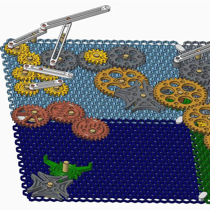 Stationery & Learning Tools STL Download - Modular gear/mechanism ...