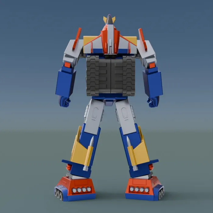 Characters & Creatures STL Download - Voltes V Robo Voltus V Statue Fan ...