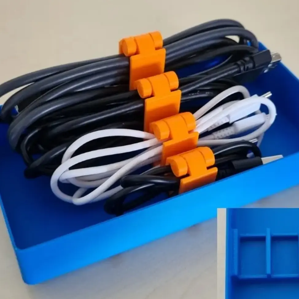 3D Printer Files | 3MF File | 2x4 Storage bin for Cable Organizer ...