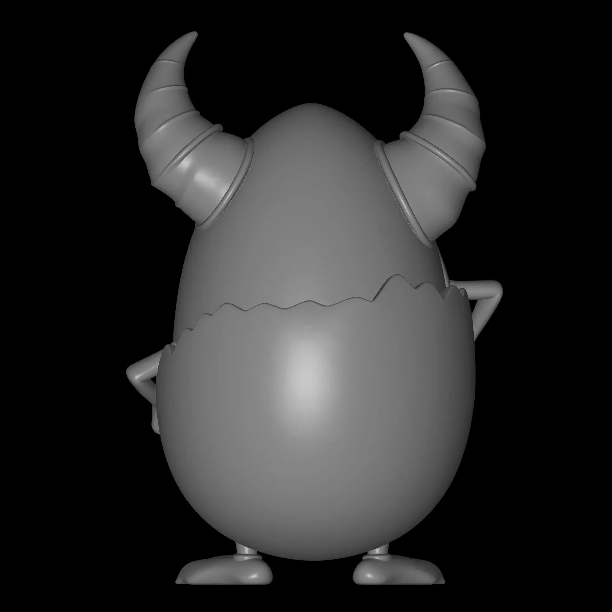 Sculptures & Artworks STL Download - devil egg designby BiLeN MeSH SToRe