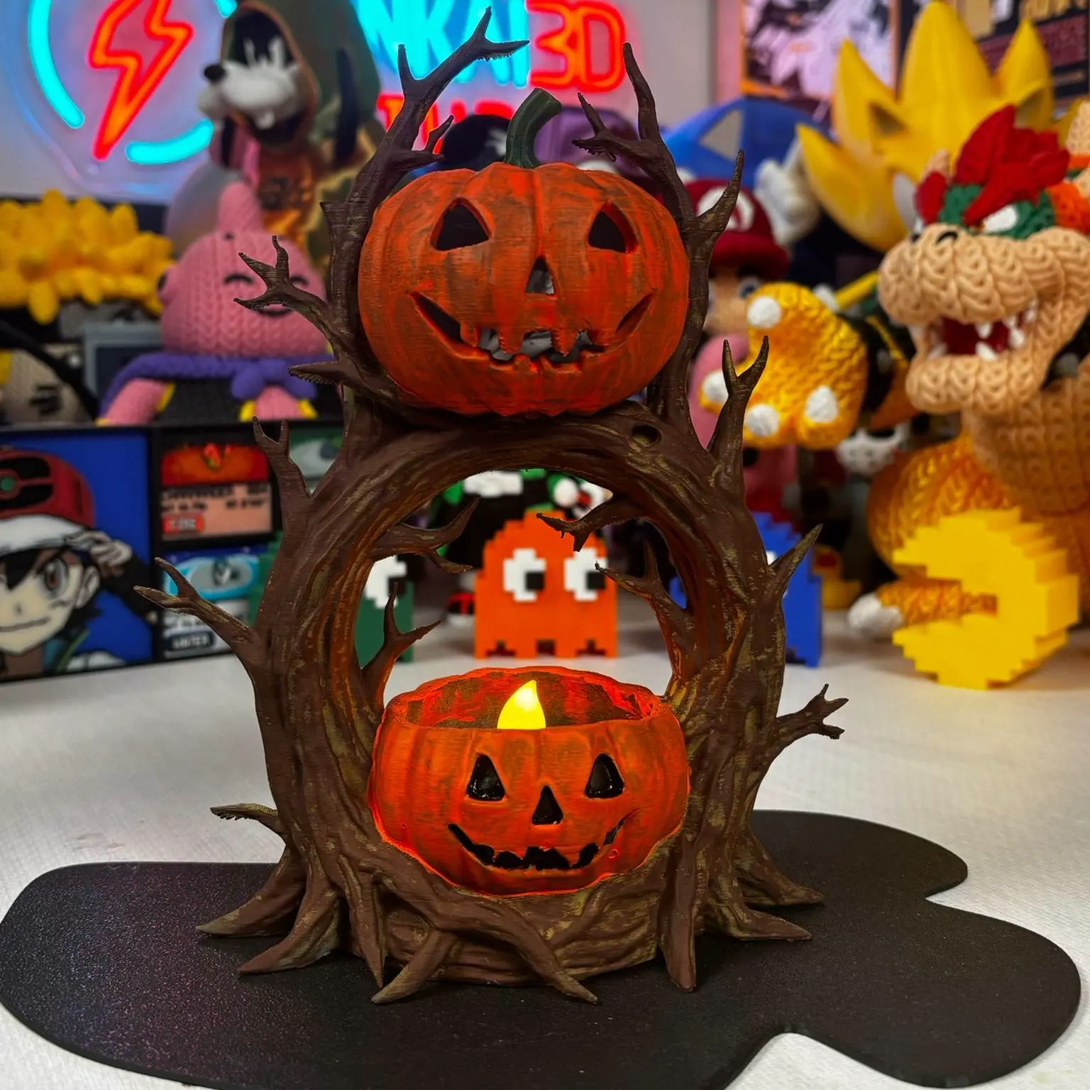 3D Printer Files | 3MF File | The Nightmare Pumpkin Stand - Halloween ...